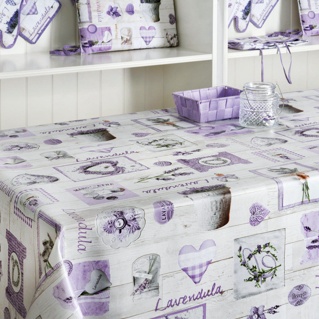 Provence voksdug med lavendel motiver | 140 cm bred | Se her – Voksdugen